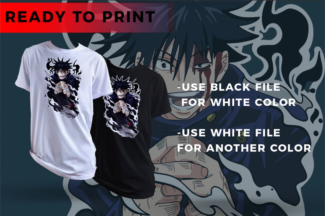 Jujutsu Kaisen : Megumi Fushiguro SVG - Etsy Canada