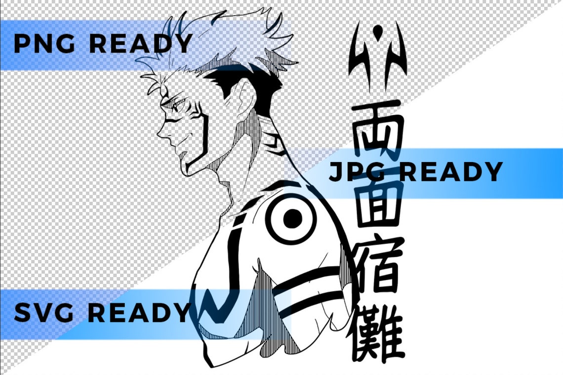 Jujutsu Kaisen : Ryomen Sukuna SVG 4 - Etsy