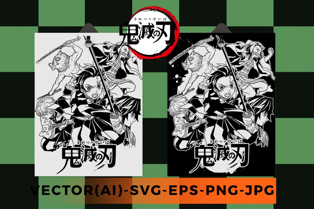 Kimetsu No Yaiba : Tanjiro Svg 1 - Etsy
