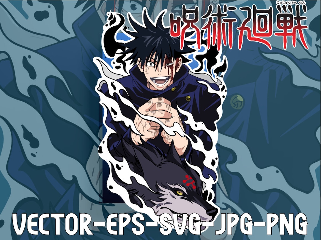 Jujutsu Kaisen : Megumi Fushiguro SVG - Etsy