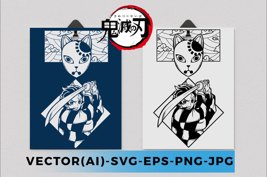 Demon Slayer : Tanjiro Svg 1 - Etsy