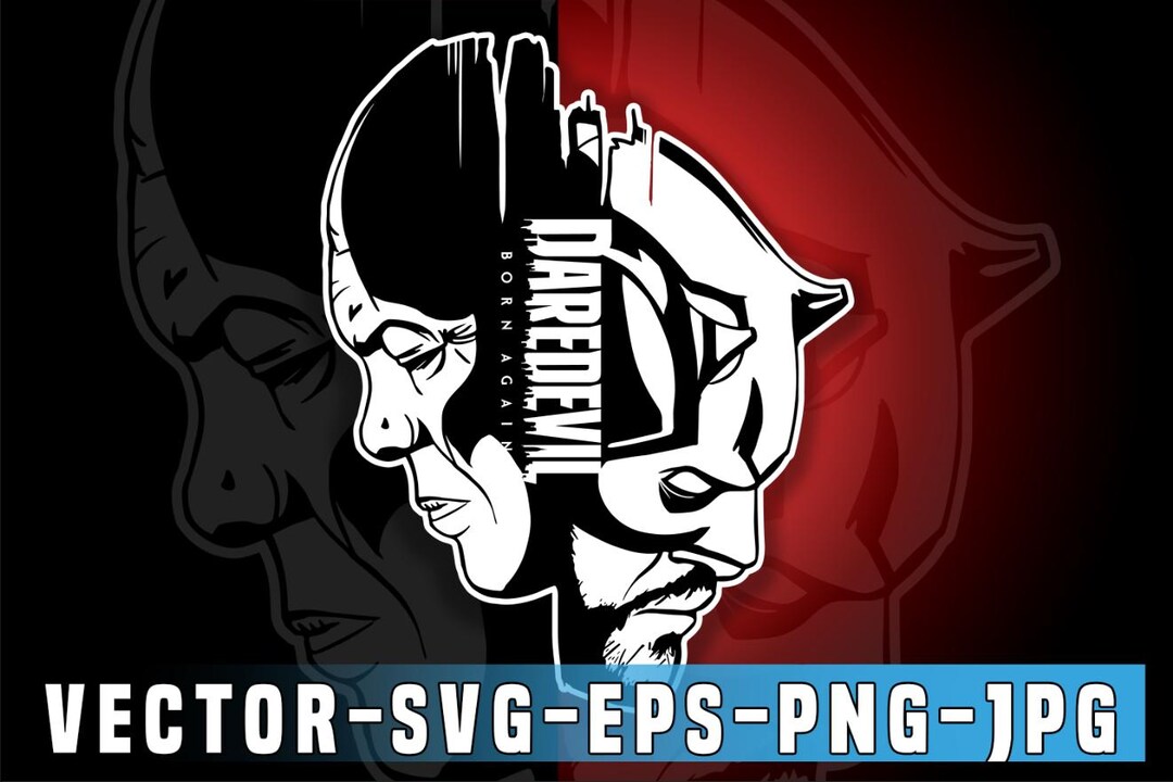 Daredevil Born Again SVG 2 - Etsy