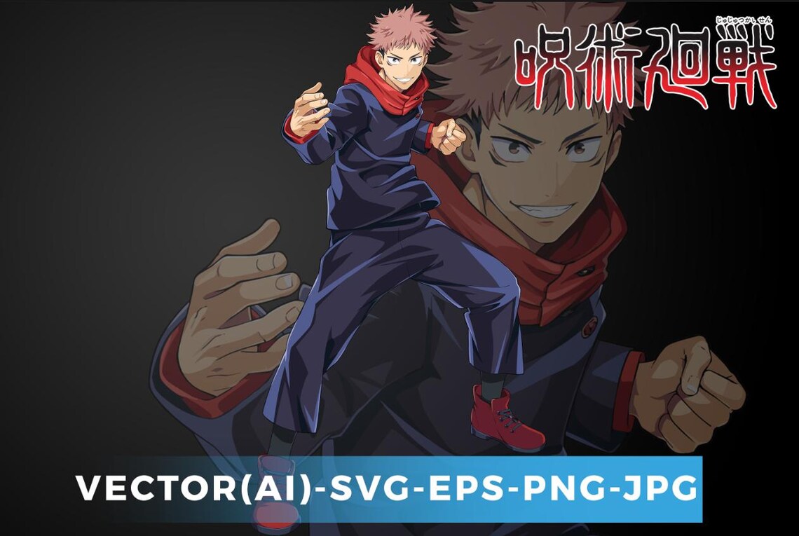 Jujutsu Kaisen : Yuji Itadori Color - Etsy