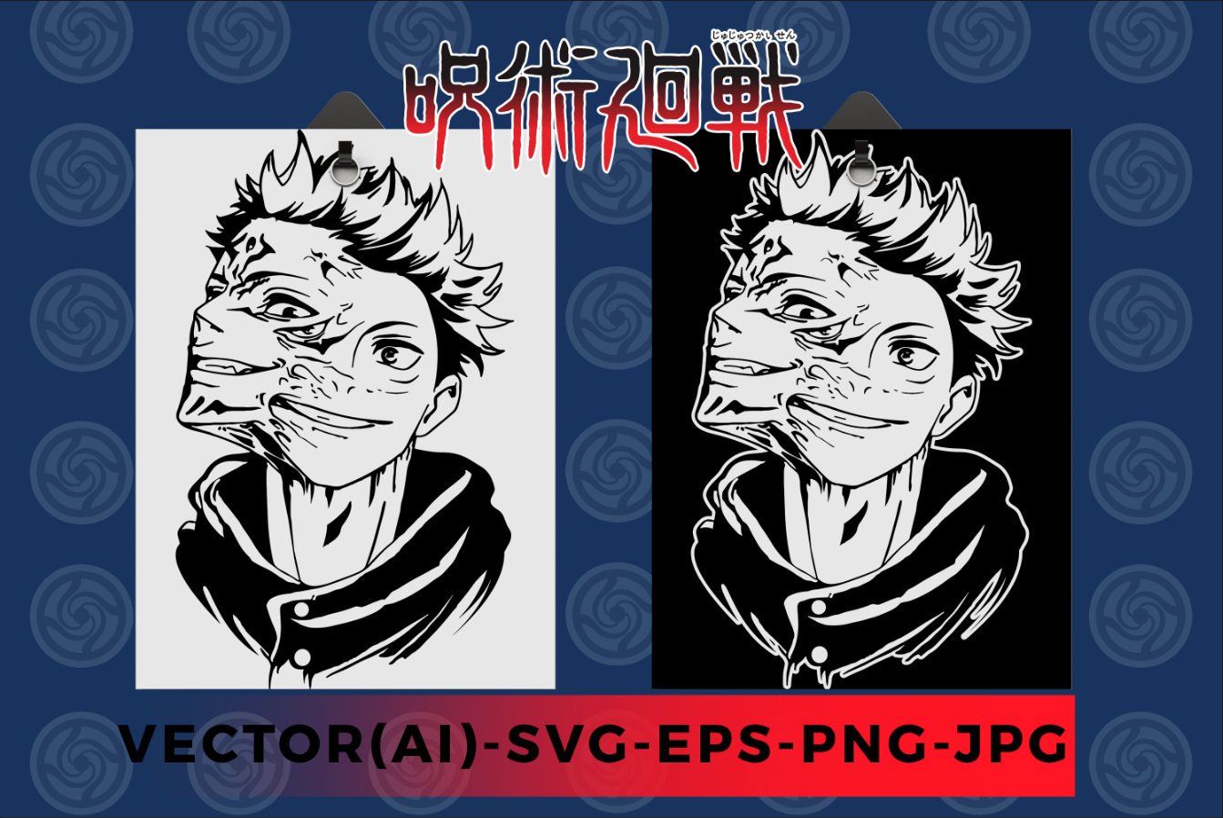 Jujutsu Kaisen : Ryomen Sukuna SVG - Etsy