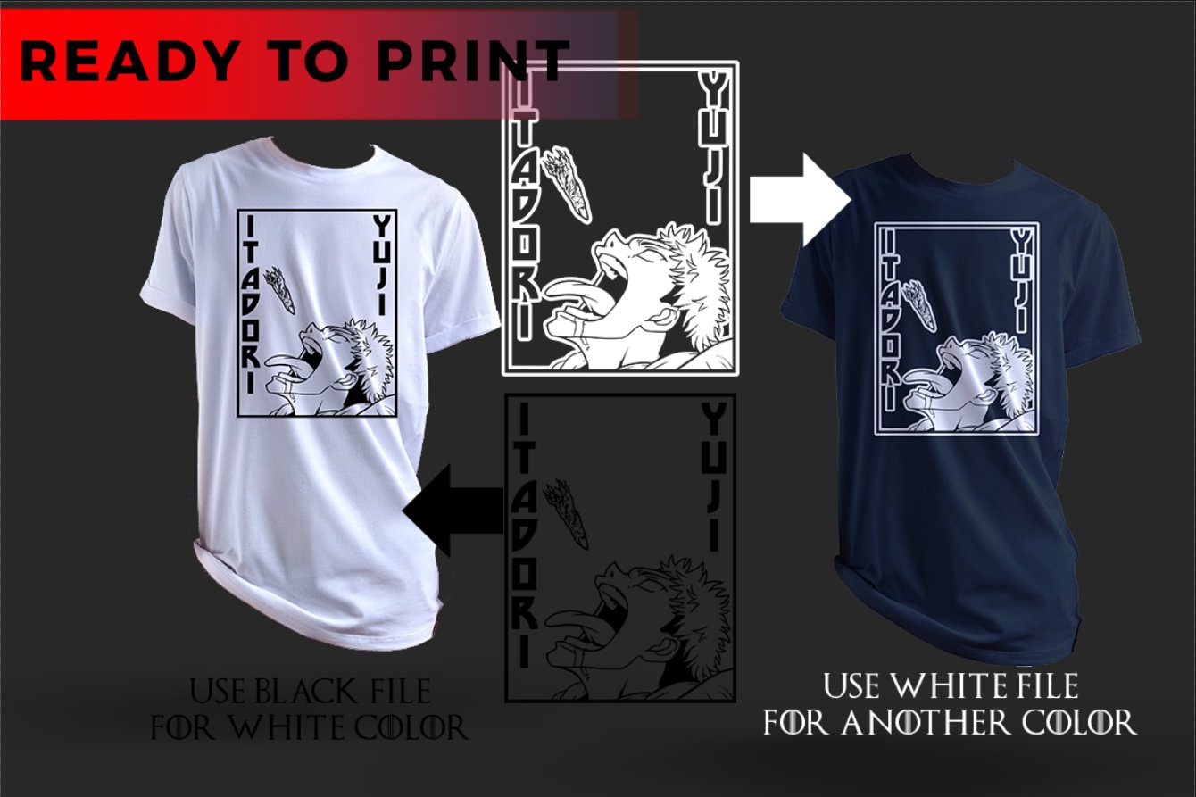 Jujutsu Kaisen : Yuji Itadori Svg - Etsy