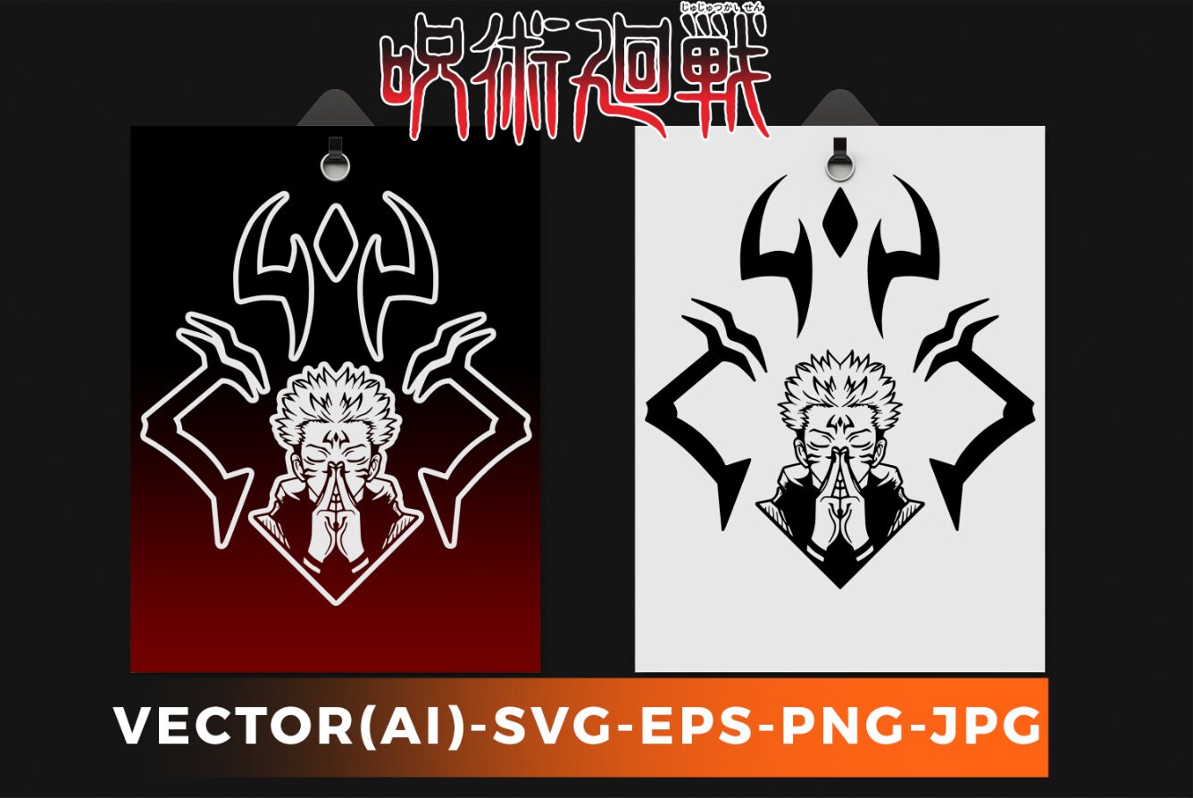 Jujutsu Kaisen : Ryomen Sukuna SVG 5 - Etsy