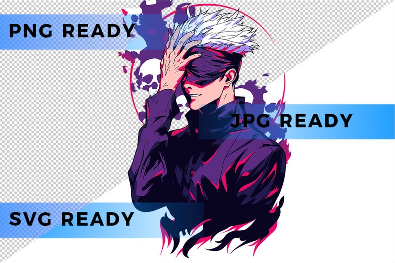 Jujutsu Kaisen : Gojo Satoru SVG - Etsy