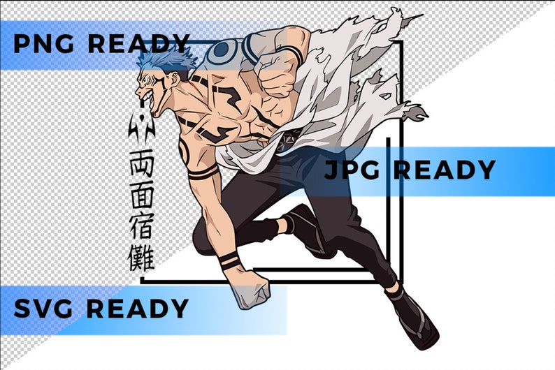 Jujutsu Kaisen : Ryomen Sukuna SVG 5 - Etsy Hong Kong