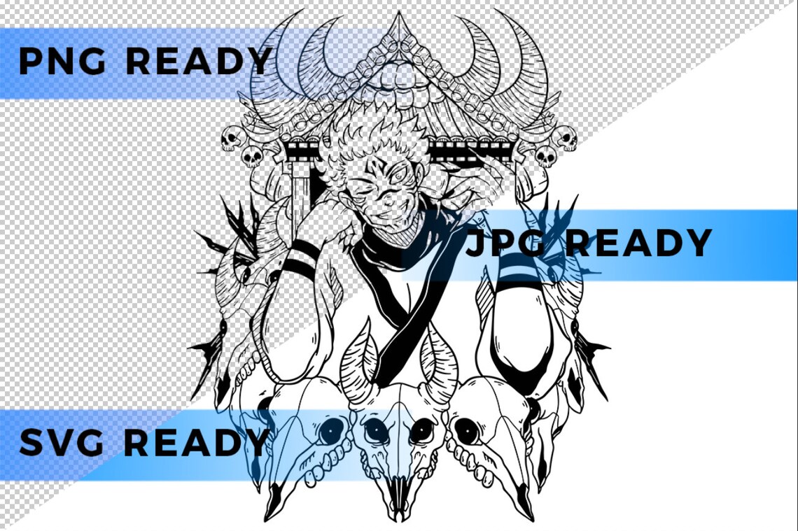 Jujutsu Kaisen : Ryomen Sukuna SVG - Etsy