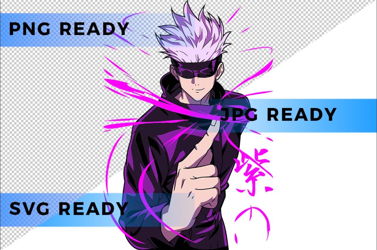 Jujutsu Kaisen : Satoru Gojo SVG - Etsy