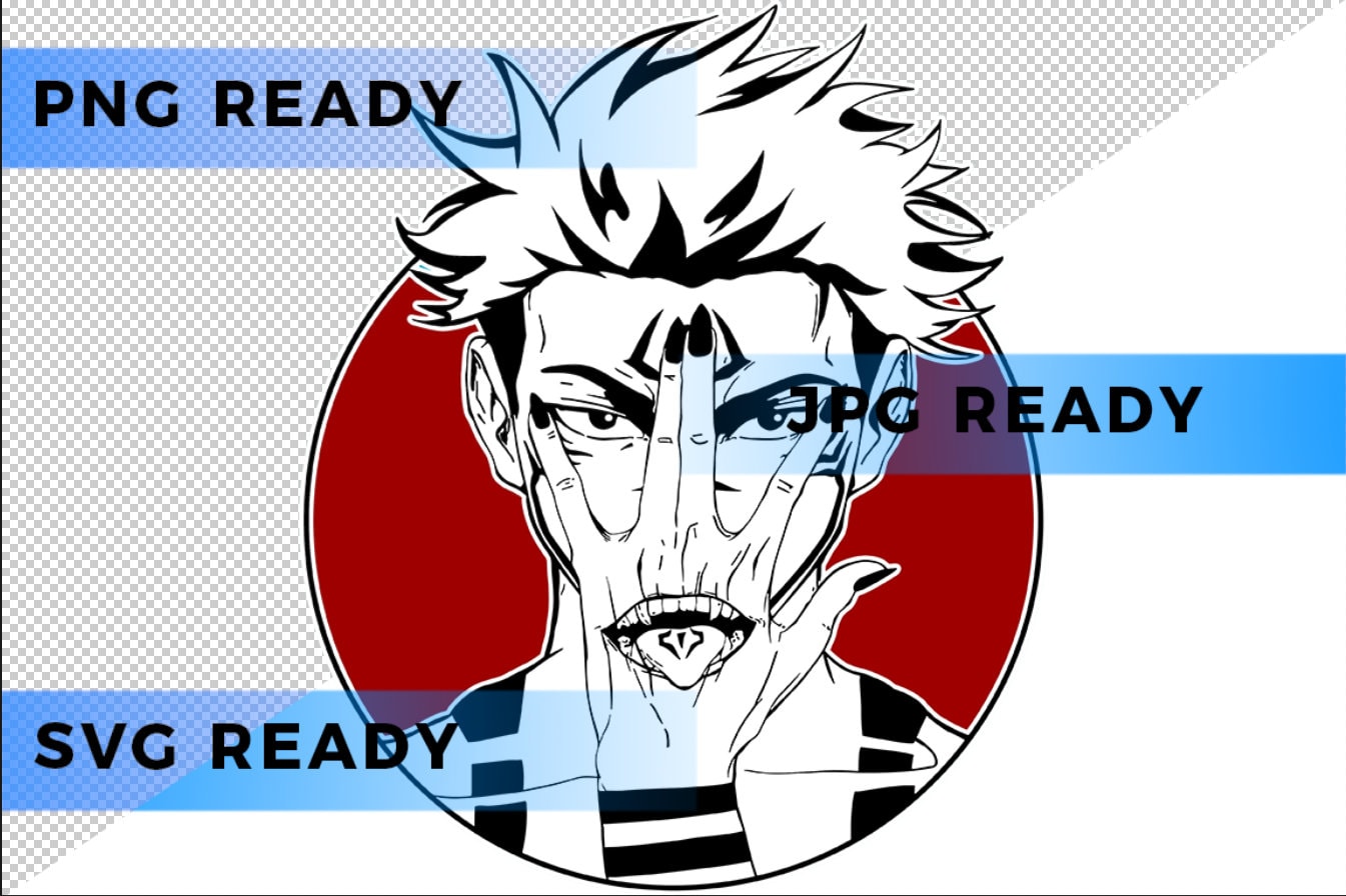 Jujutsu Kaisen : Ryomen Sukuna SVG 2 - Etsy