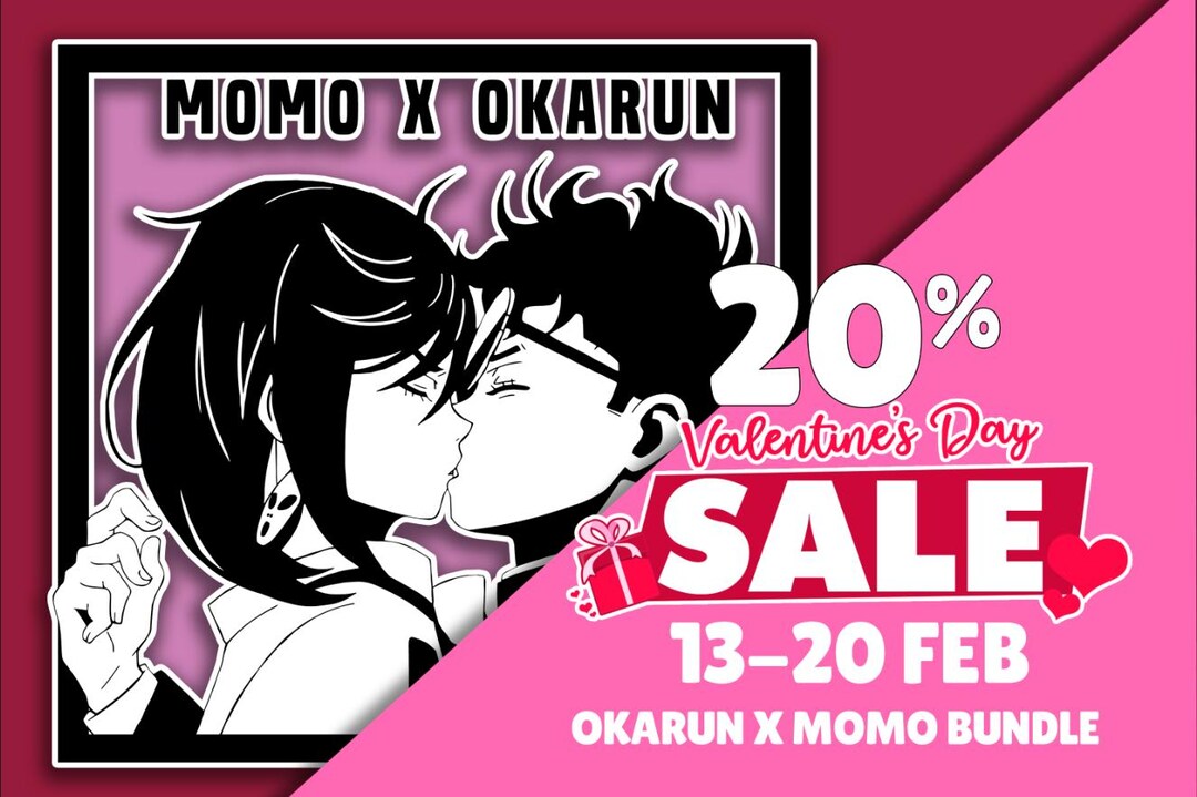 Okarun X Momo Bundle Valentine Edition 1 - Etsy