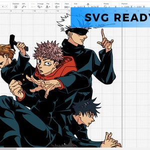 Jujutsu Kaisen 1 SVG - Etsy