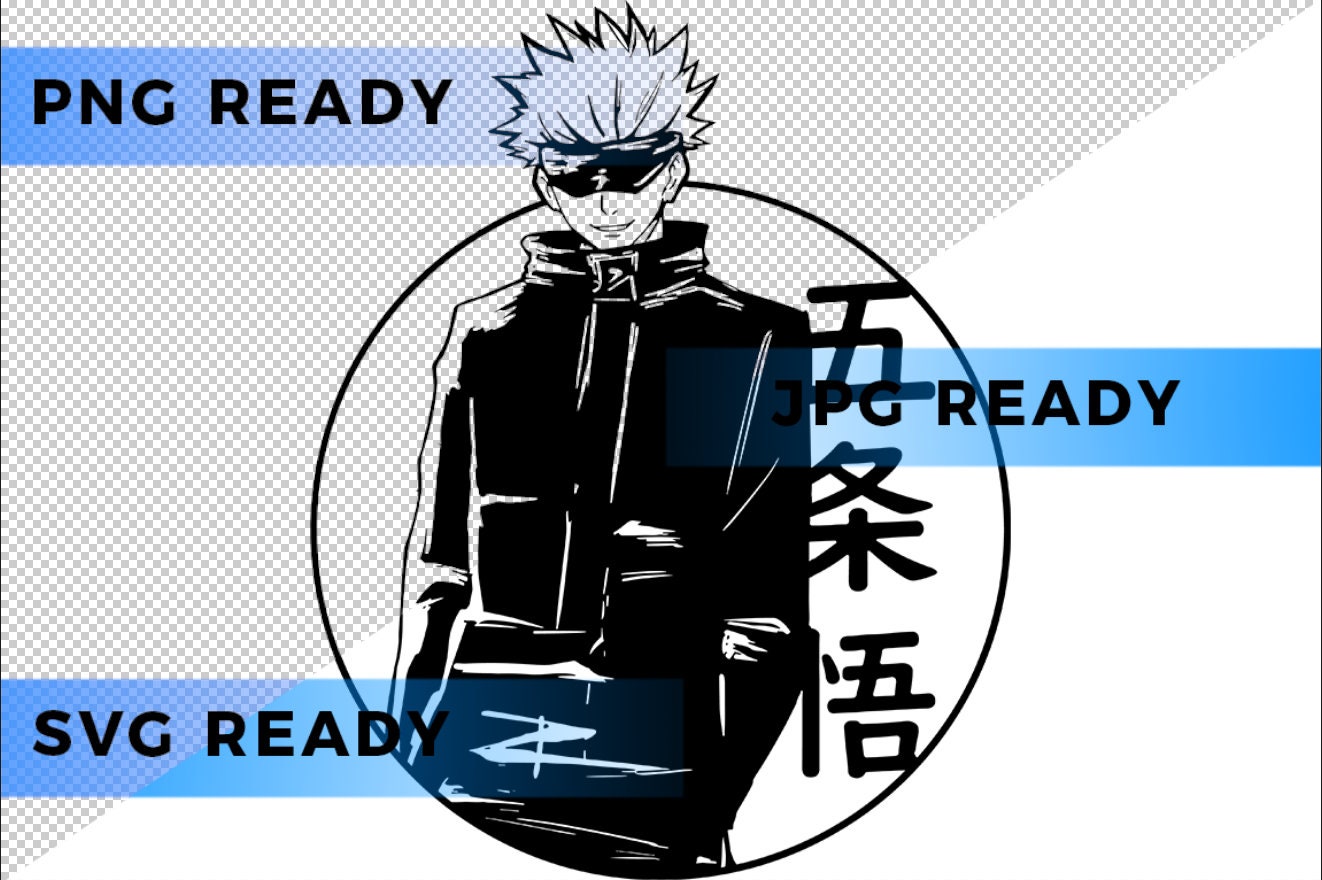 Jujutsu Kaisen : Satoru Gojo SVG 5 - Etsy