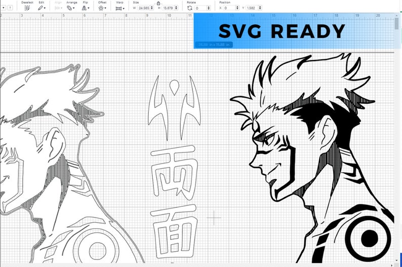 Jujutsu Kaisen : Ryomen Sukuna SVG 4 - Etsy Hong Kong