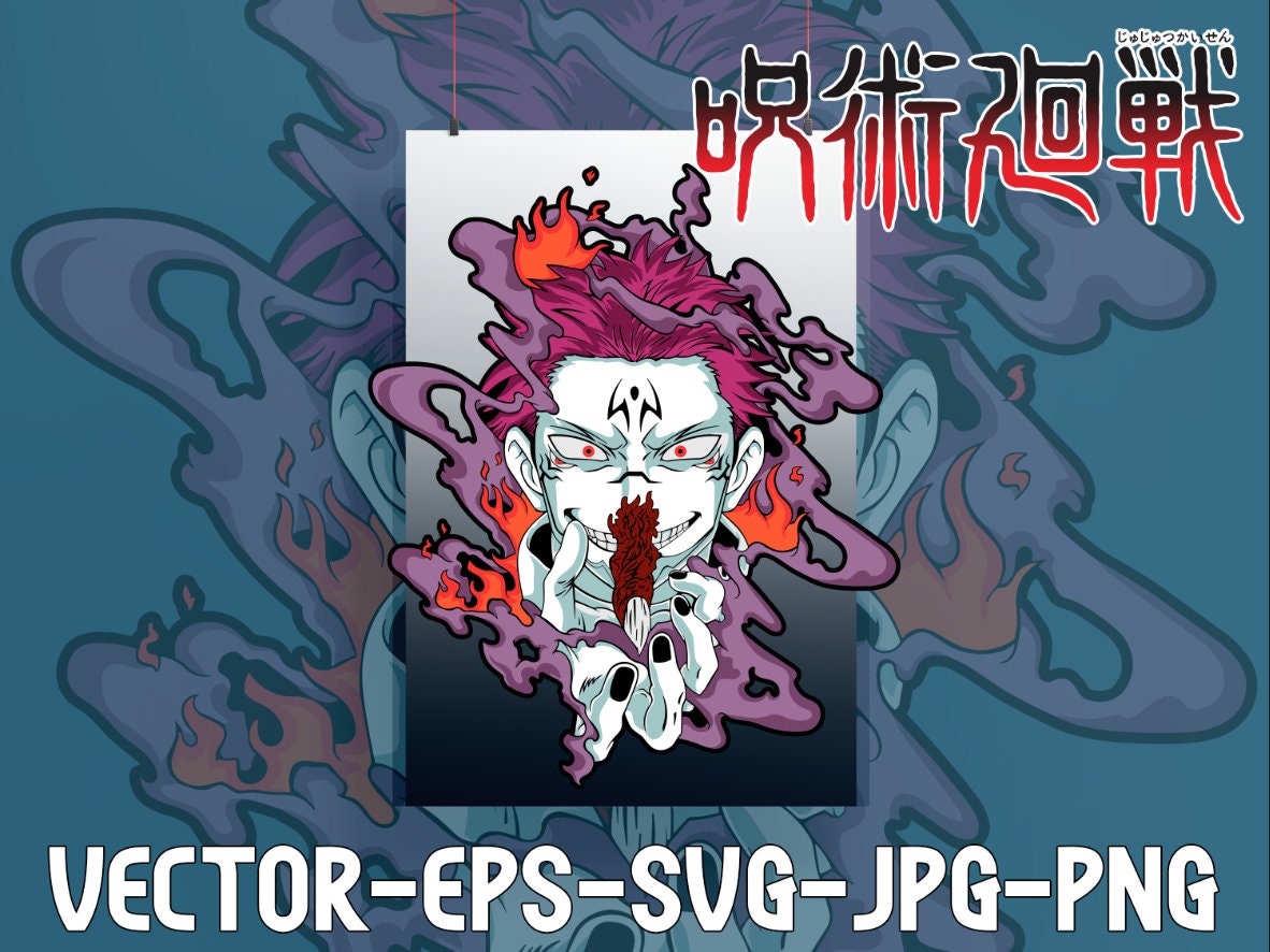 Jujutsu Kaisen : Ryomen Sukuna SVG - Etsy