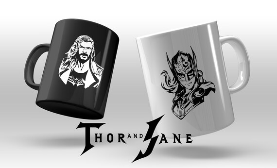 Thor SVG Jane Toothgrinder Toothgnasher Valkrie Gorr - Etsy