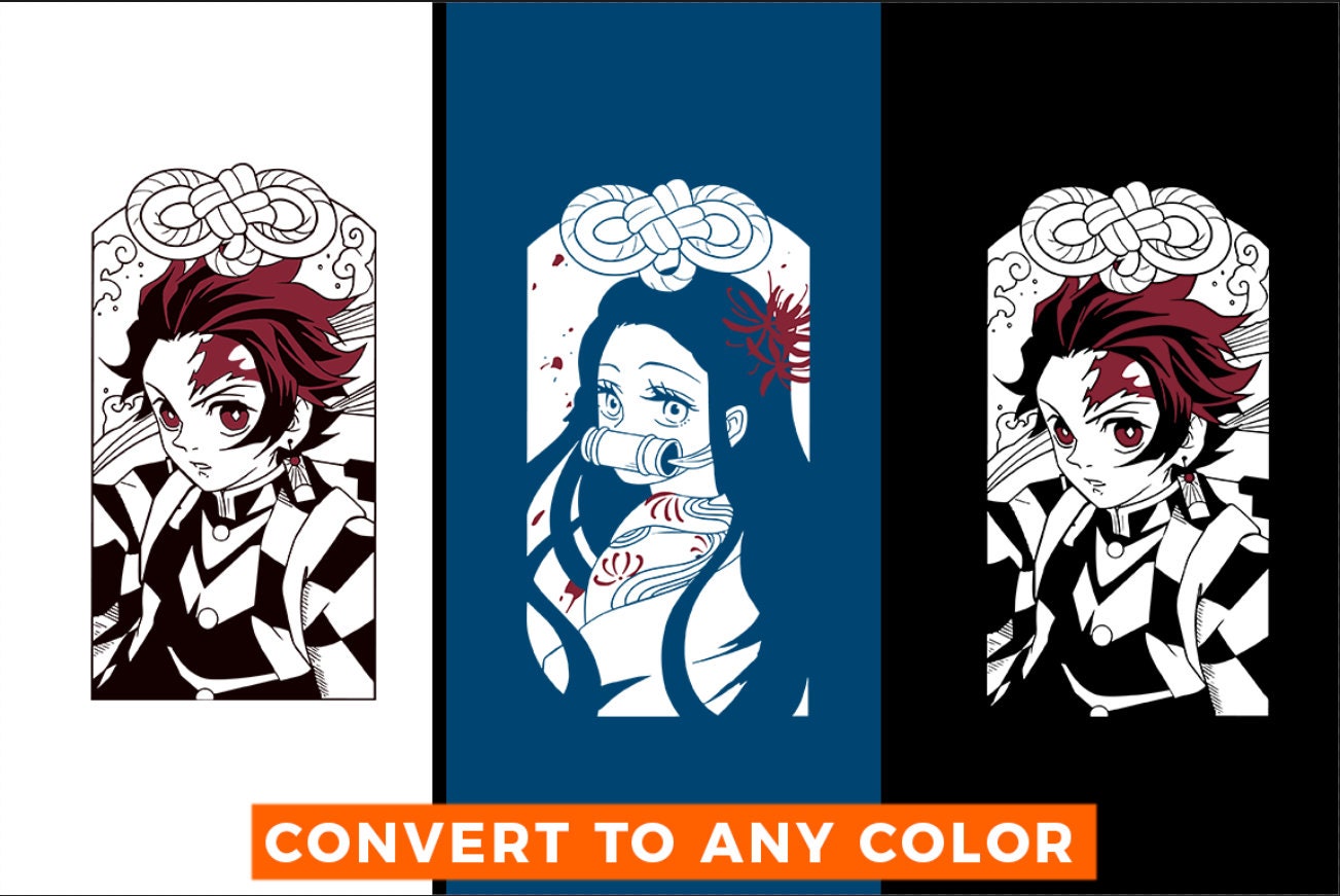 Kimetsu No Yaiba : Tanjiro X Nezuko SVG - Etsy