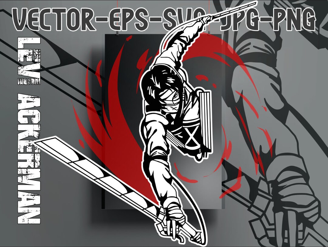 Levi Ackerman SVG - Etsy