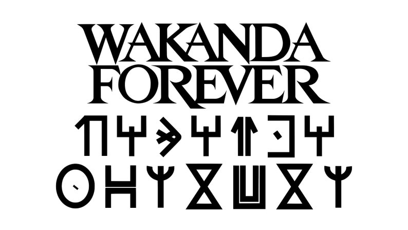 Wakanda Forever New Font Svg Eps - Etsy