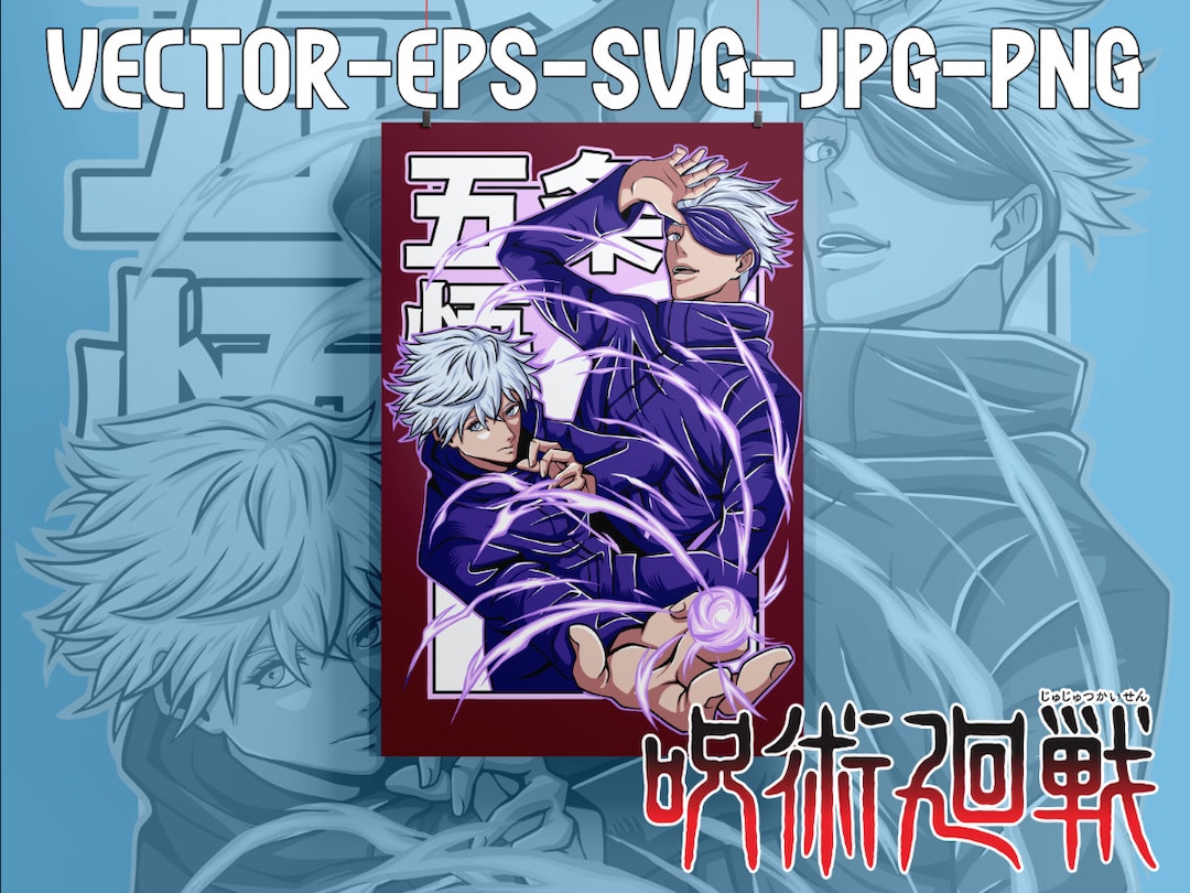 Jujutsu Kaisen : Gojo Svg - Etsy