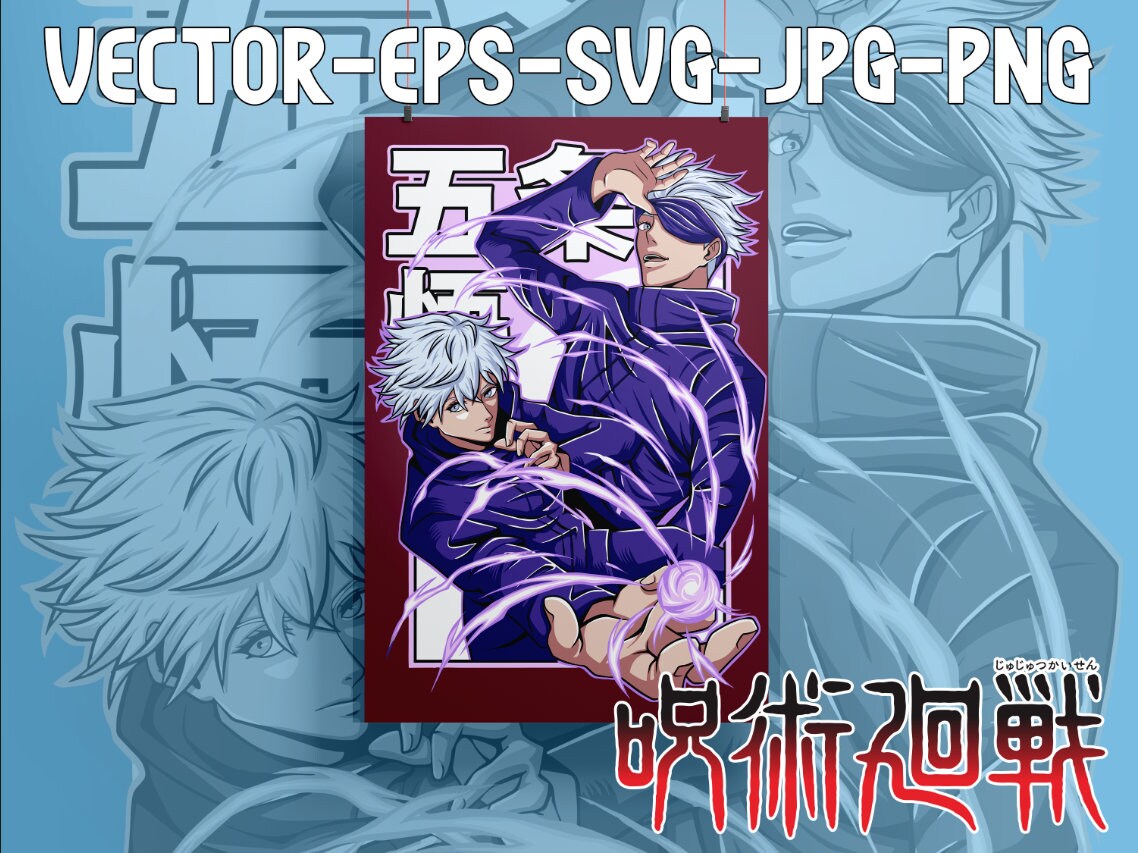 Jujutsu Kaisen : Gojo Svg - Etsy