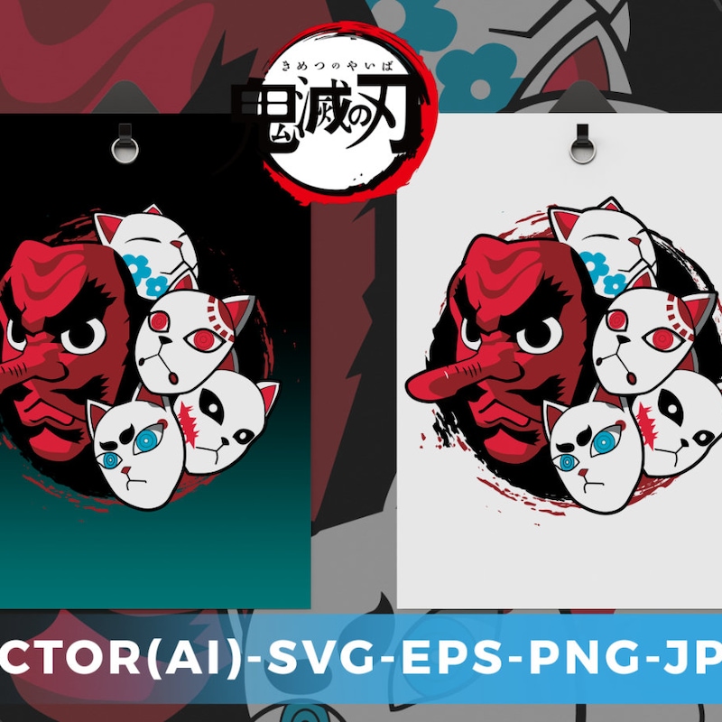 Demon Slayer Tanjiro Mask - Etsy