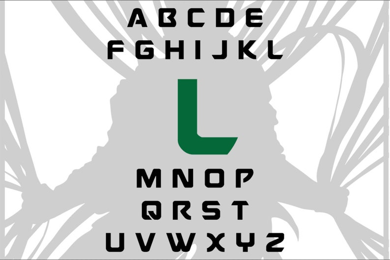 LOKI Fuente ttf Svg - Etsy México