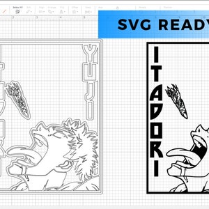 Jujutsu Kaisen : Yuji Itadori Svg - Etsy