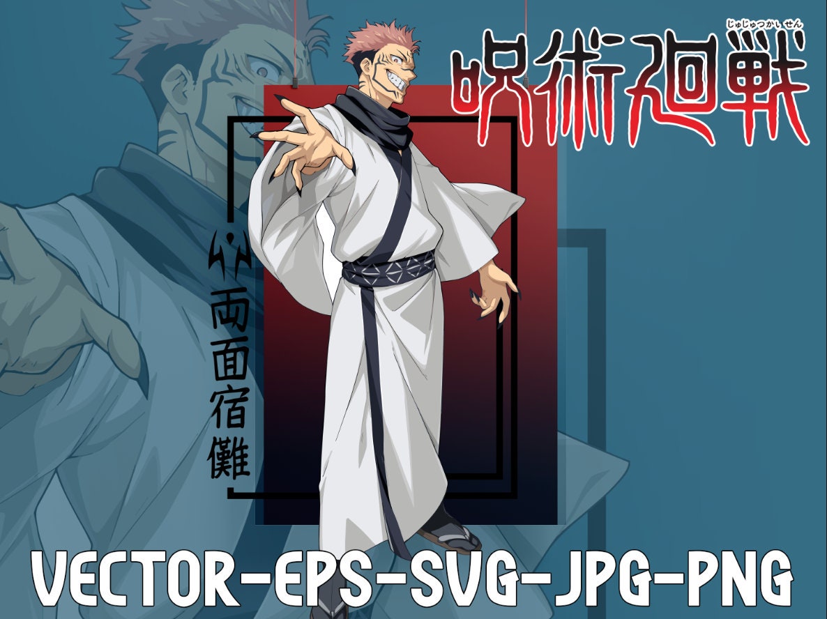 Jujutsu Kaisen : Ryomen Sukuna SVG - Etsy Ireland