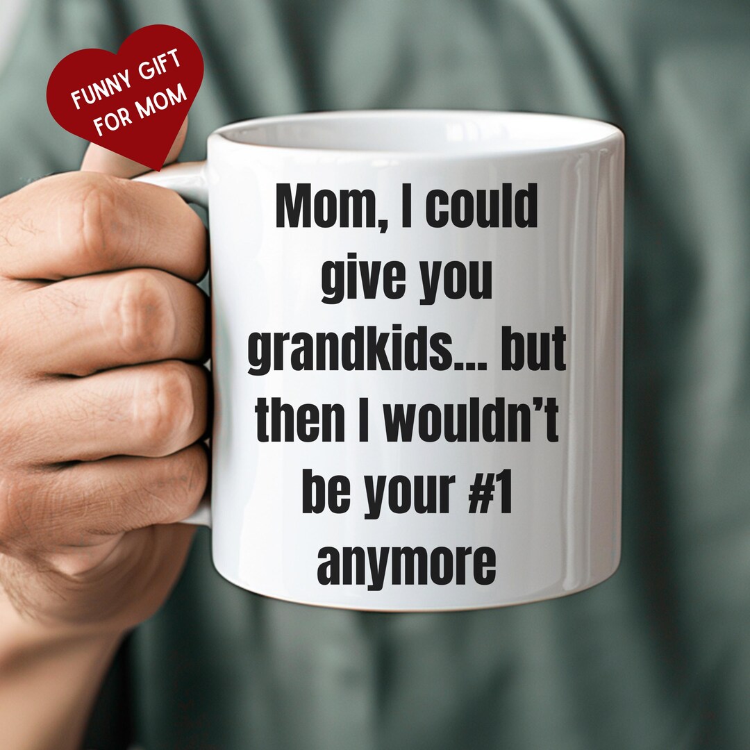 Funny Mom Mug From Daughter or Son, Grandkids Joke Coffee Cup ...
