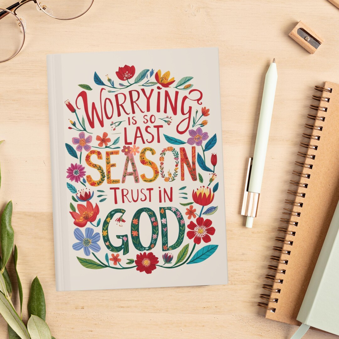 Anxiety Prayer Journal, Worrywart Gift, Mental Health Diary, Gratitude ...