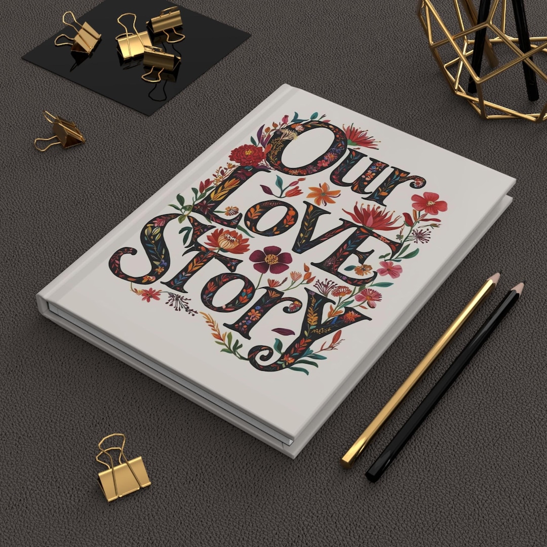 Love Story Journal, Anniversary Memory Book, Wedding Gift, Keepsake ...