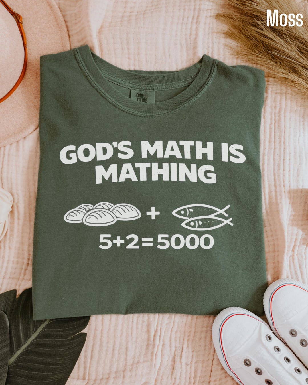 God Math T-shirt, Jesus Math Tee, Comfort Colors, Christian Shirts for ...