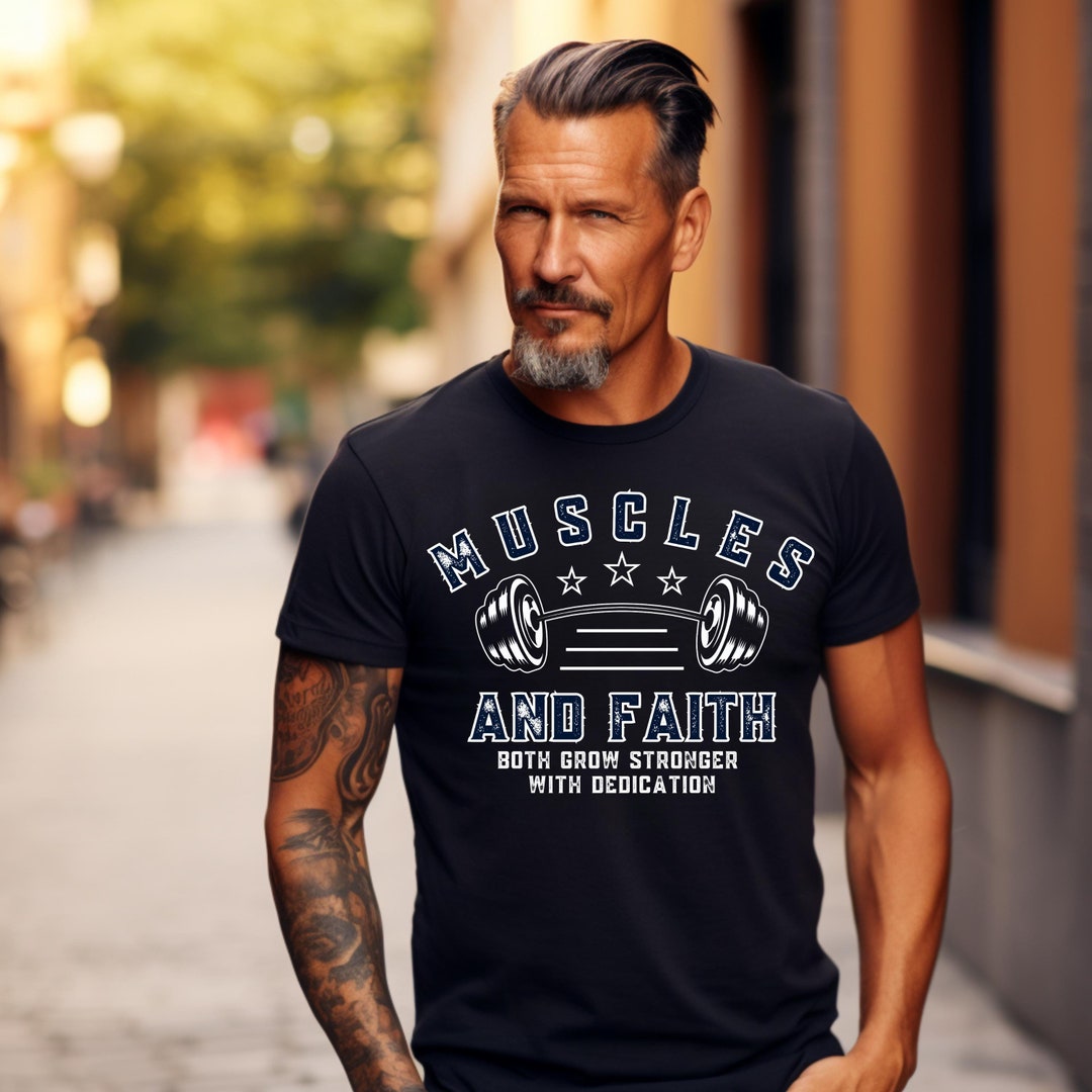 God and Gym, Lift Hard Pray Hard, Fitness and Faith Gifts, Faith Based ...