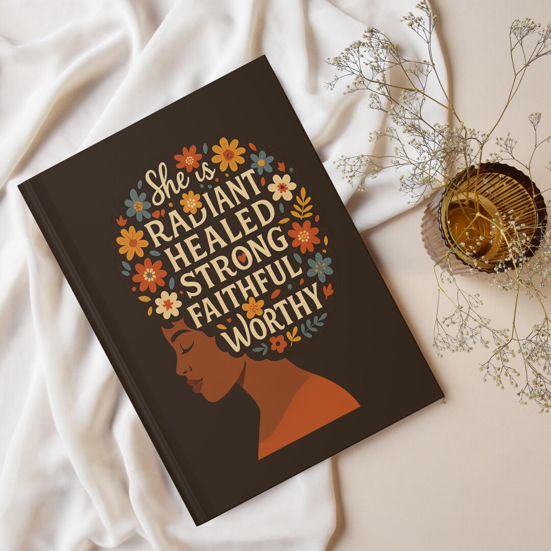 She is Radiant Healed Journal, Christian Affirmation Journal for Women ...