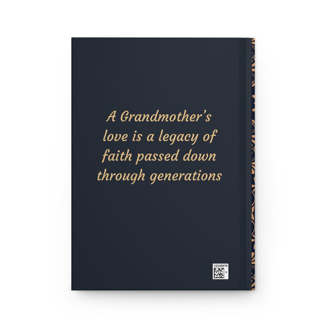 Faith Journal, Christian Keepsake for Grandma From Grandkids, Gold and ...