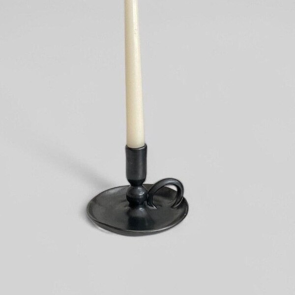 Ceramic Candle Holder With Handle - Etsy