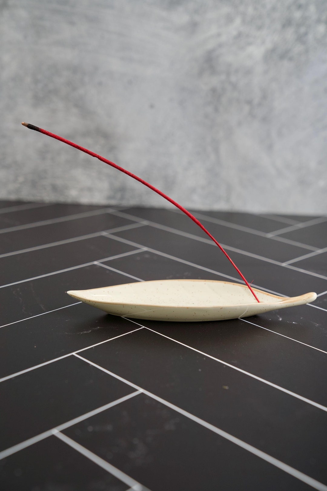 Vintage Pier One Ceramic Incense Holder: Leaf Ashtray Decor - Etsy