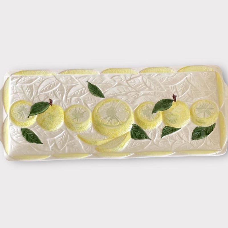 Decorative Lemon Plate - Etsy