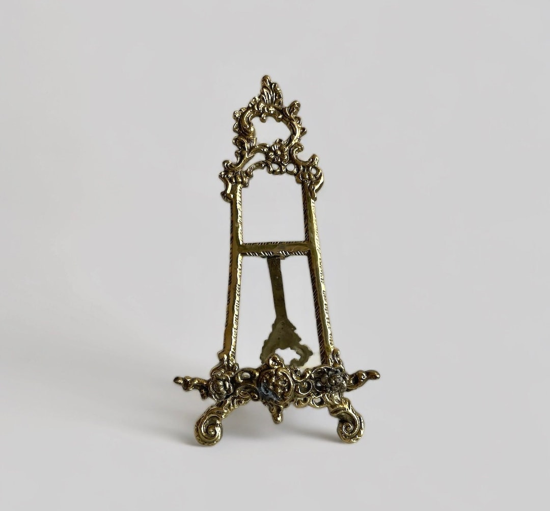 Brass Easel Stand, Brass Frame Holder, Brass Easel Stant Small ...