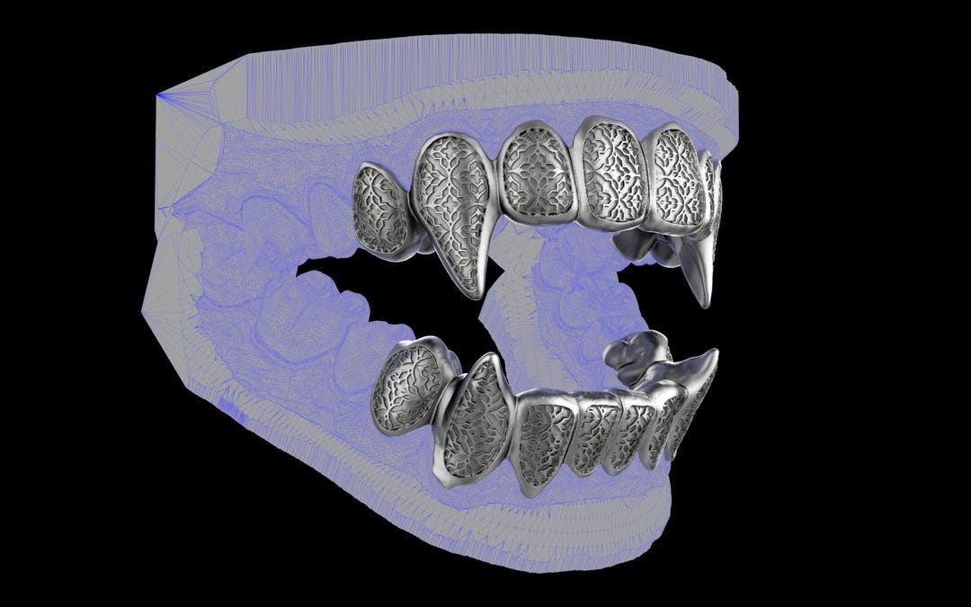 Fiendsmith's Maw - Custom Grillz / Tooth Caps - Etsy