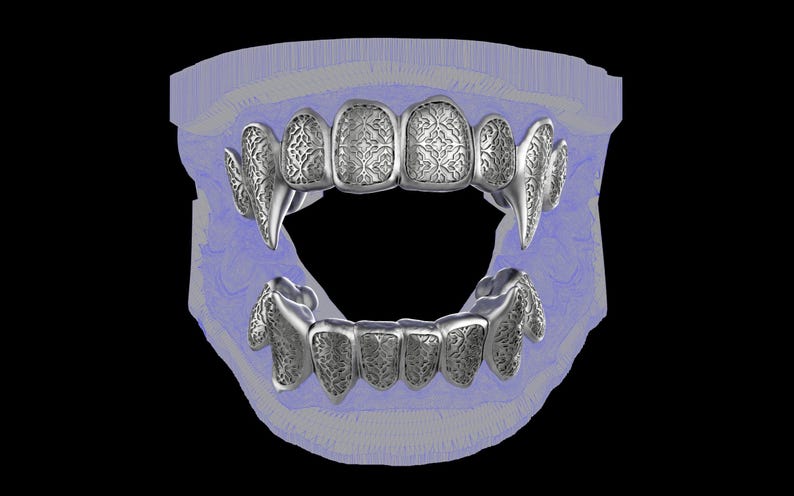 Fiendsmith's Maw - Custom Grillz / Tooth Caps - Etsy