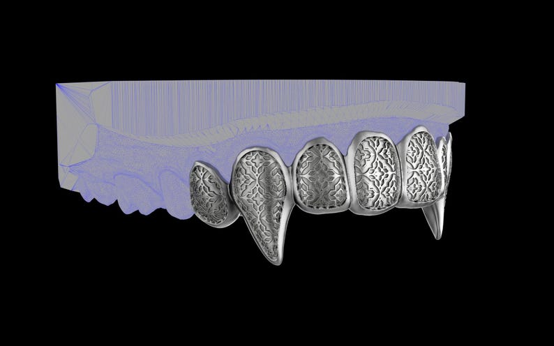Fiendsmith's Maw - Custom Grillz / Tooth Caps - Etsy