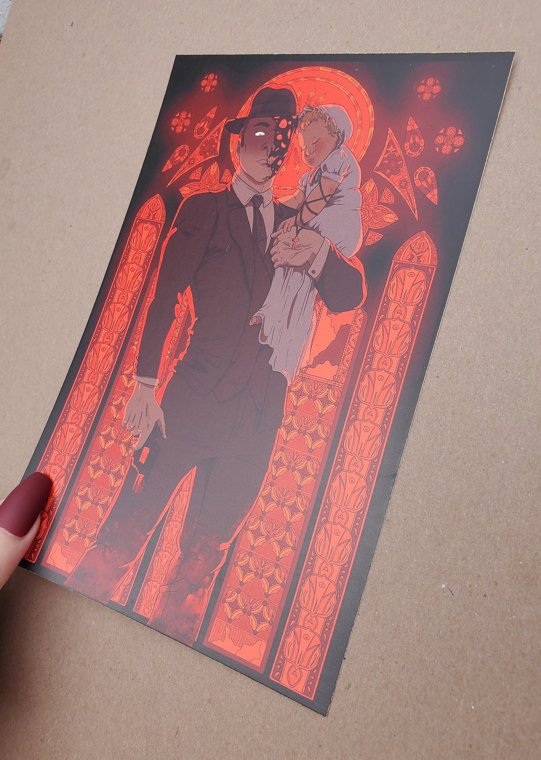 Boogeyman Gothic Art Art Print - Etsy