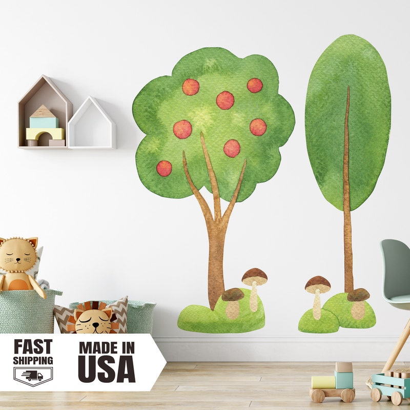 Apple Tree Decal - Etsy