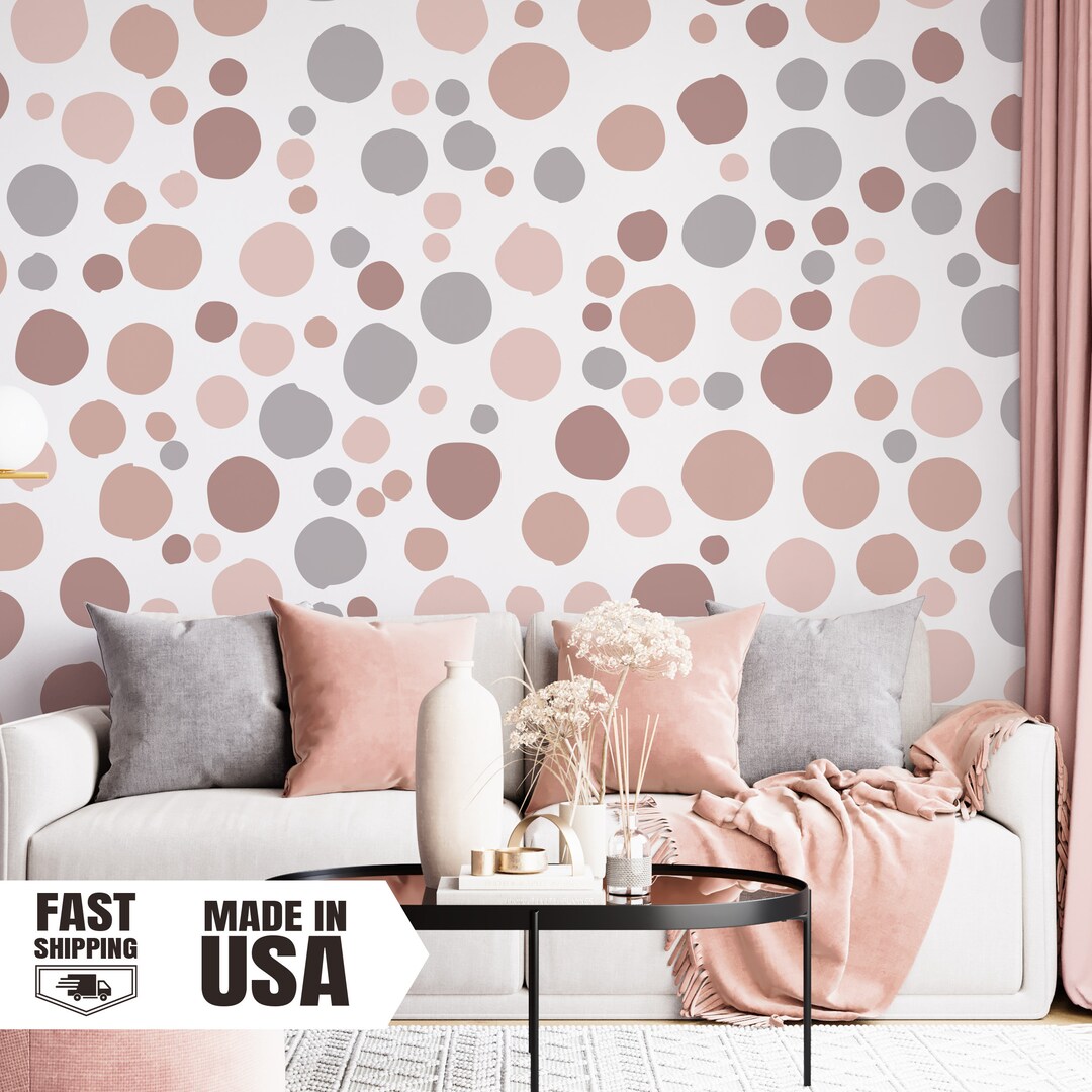 Dot Soft Color Pattern Set Wall Decal - Etsy