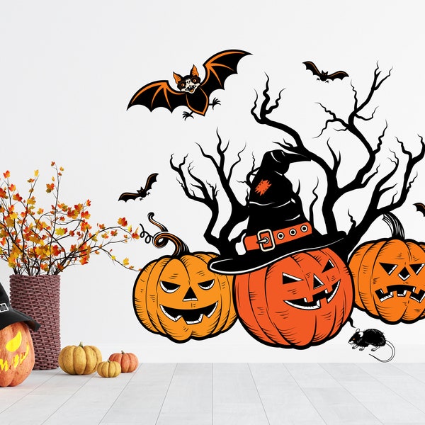 Halloween Decal - Etsy