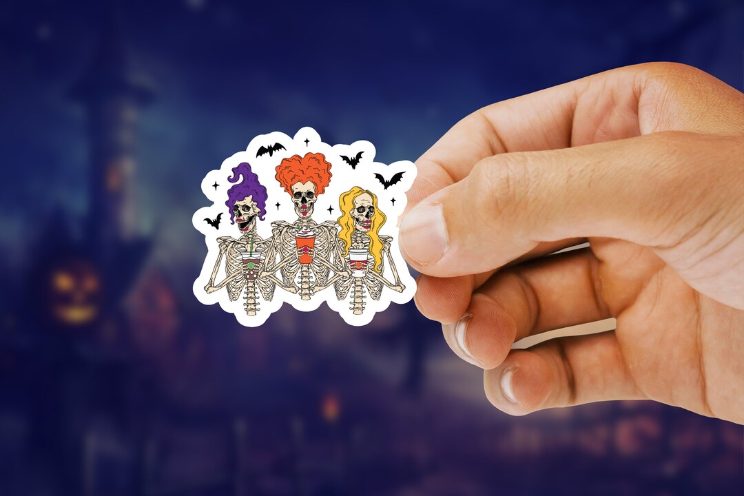 Sanderson Sisters Sticker Decal, Indoor Outdoor Sticker, Fan ...