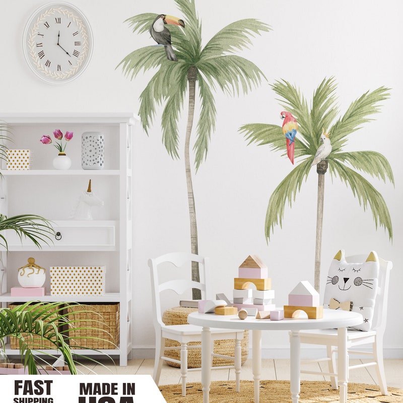 Palm Tree Decal - Etsy